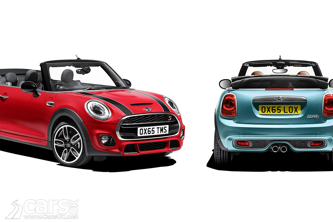 2016 MINI Convertible arrives as Cooper, Cooper D & Cooper S. Costs ...