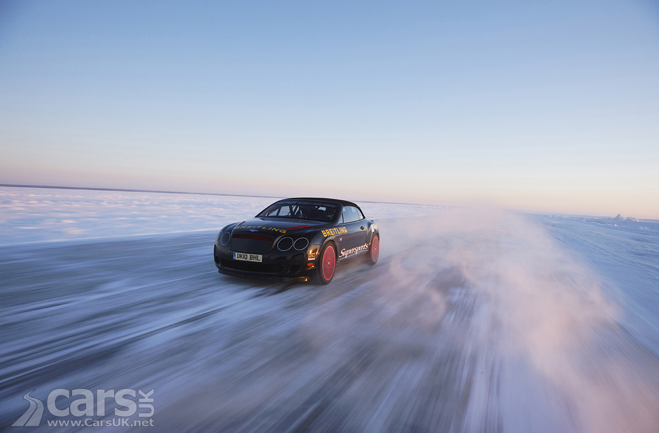 Bentley Driving on Ice Photo Gallery | Cars UK
