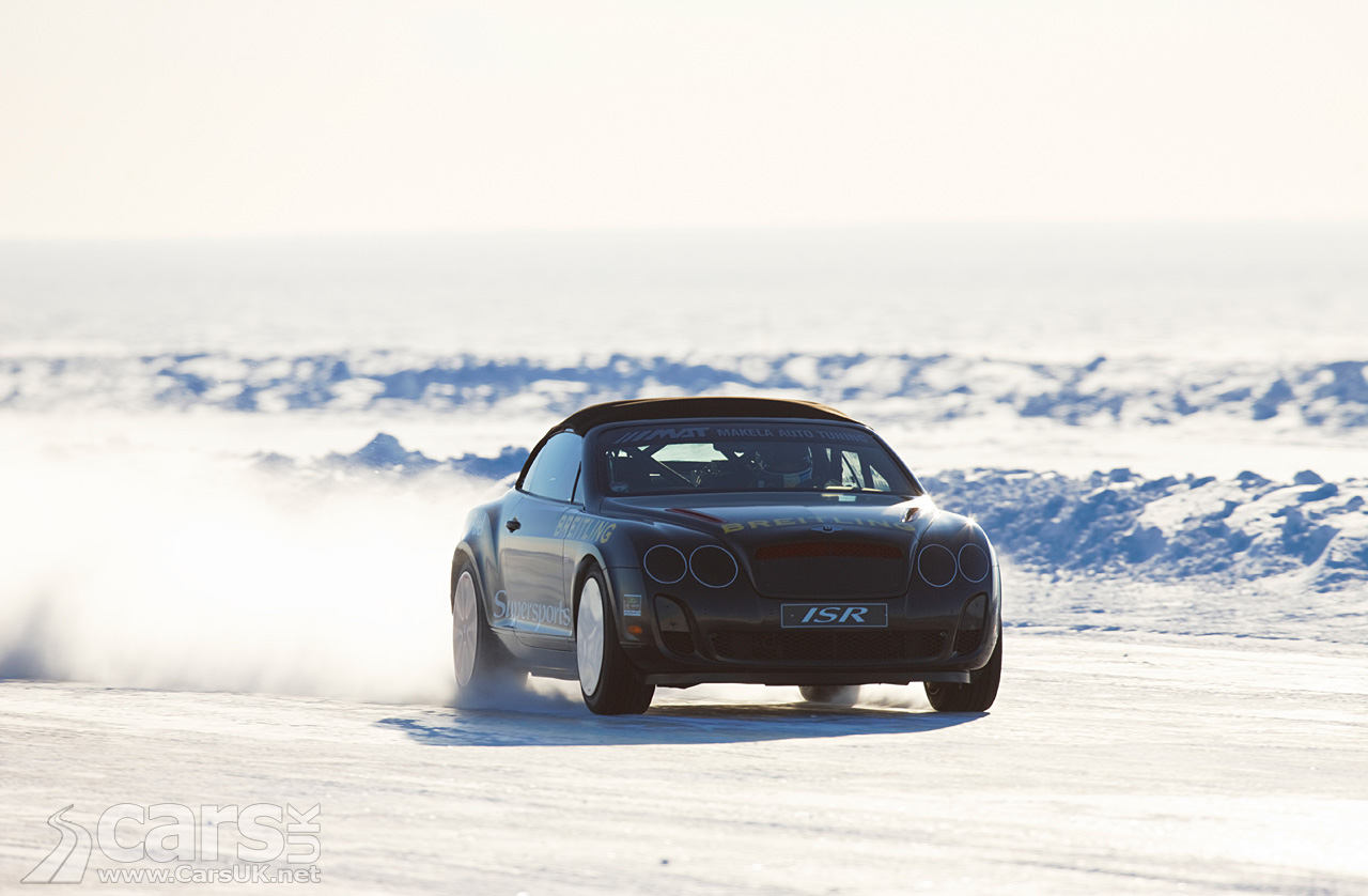 Bentley Driving on Ice Photo Gallery | Cars UK