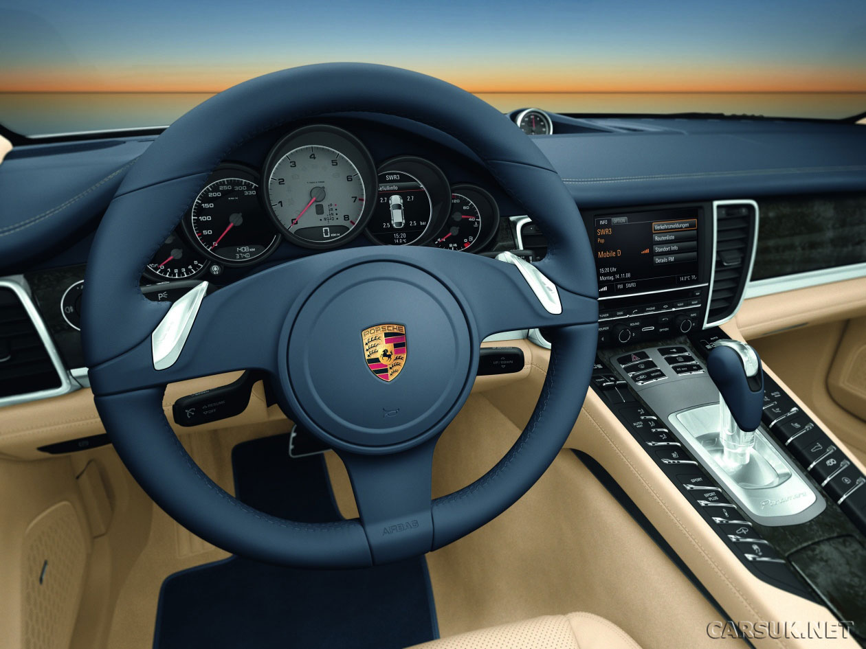 Porsche Panamera interiors revealed