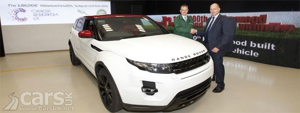 Jaguar Land Rover build the millionth car at Halewood - a Range Rover ...