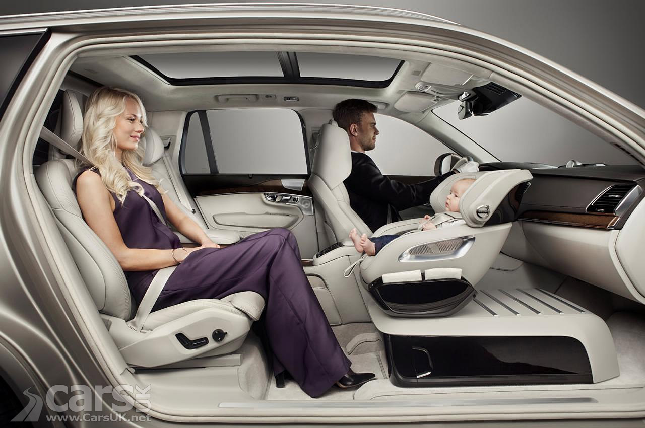 Volvo XC90 Lounge Console turns in to the Excellence Child Seat for ...