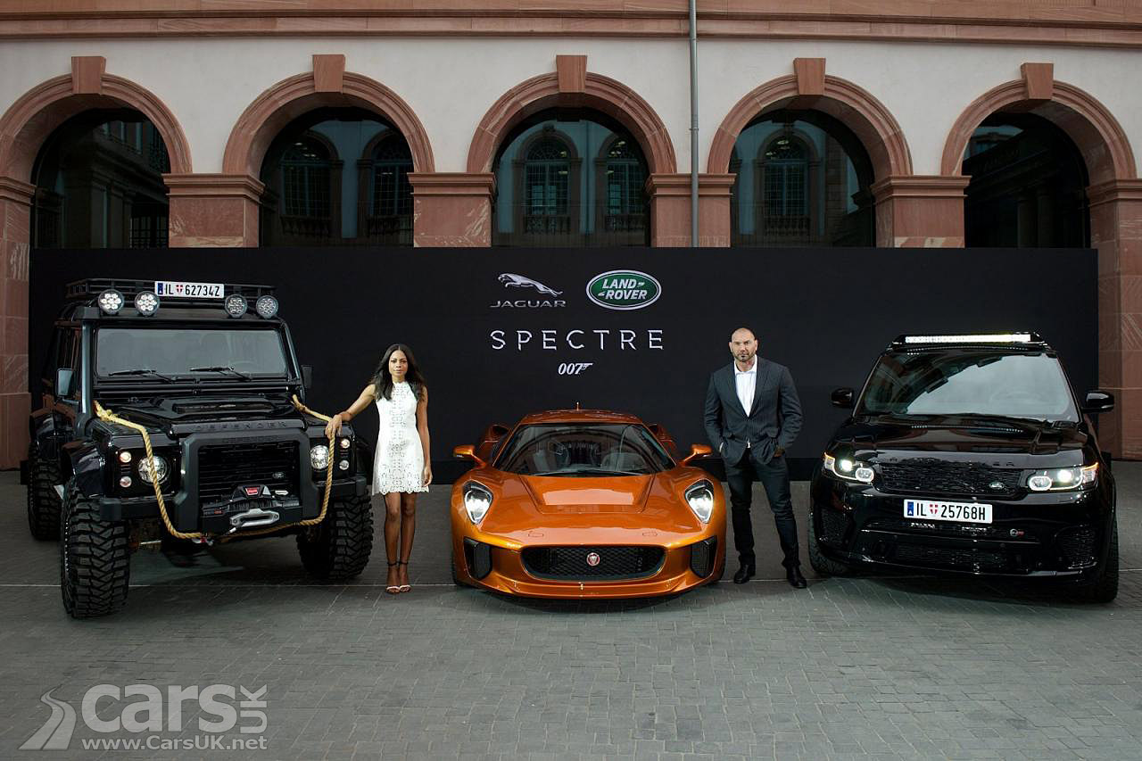 Jaguar Land Rover James Bond SPECTRE cars revealed: Frankfurt 2015 ...