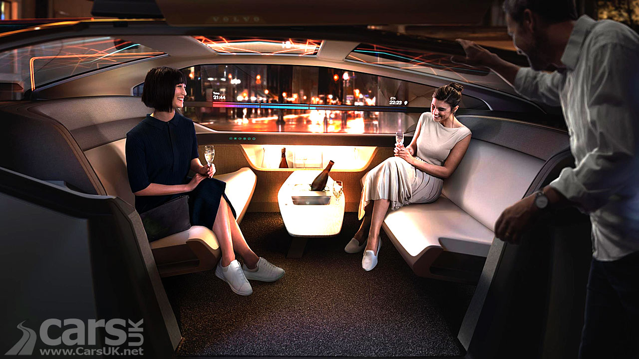 THIS is the Volvo 360c - an imagined future autonomous travel pod | Cars UK