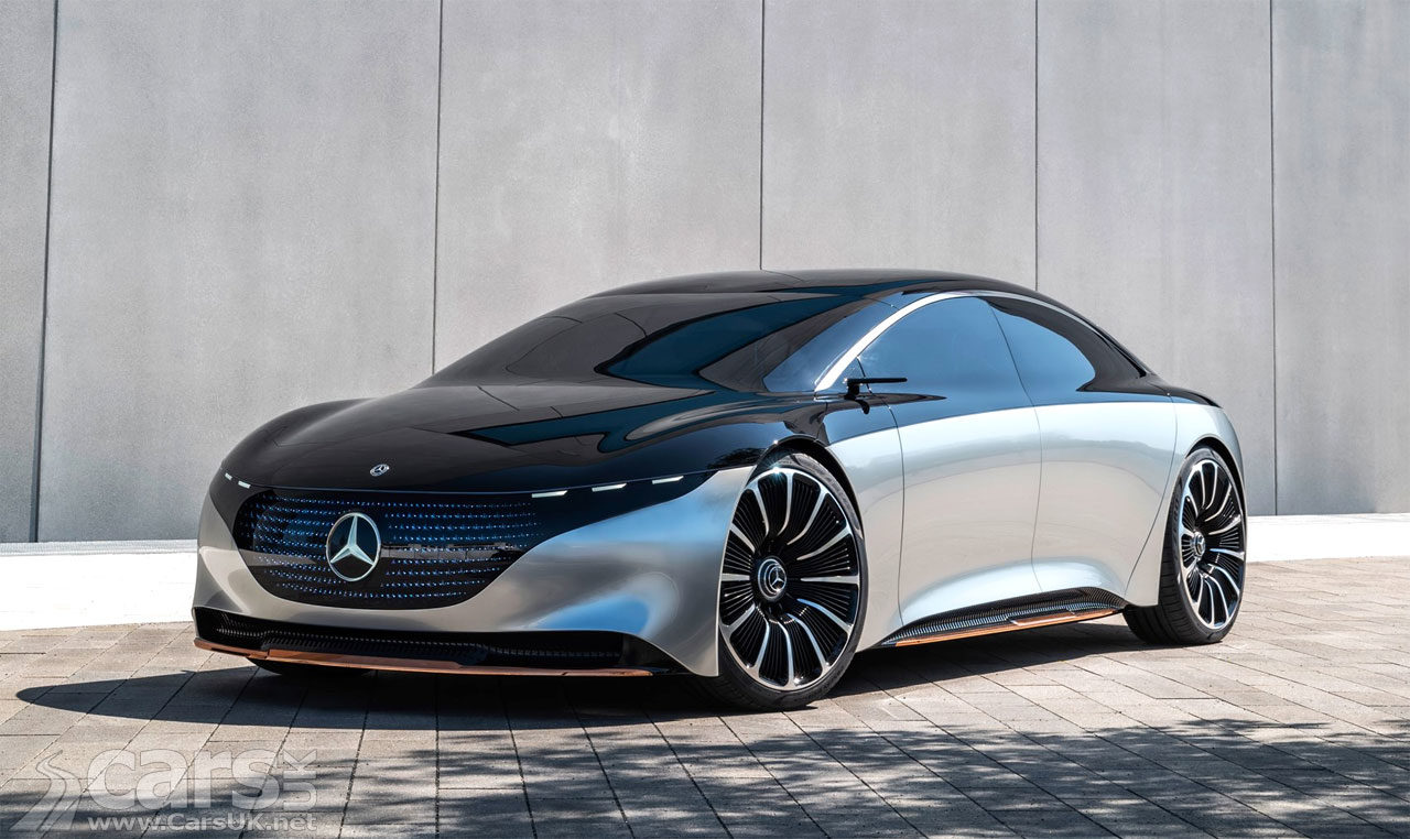 Mercedes Vision EQS Concept - Mercedes points the way to an ELECTRIC S ...