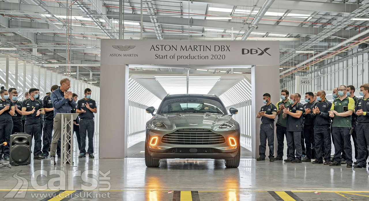 The FIRST Aston Martin DBX rolls off the production line in Wales | Cars UK